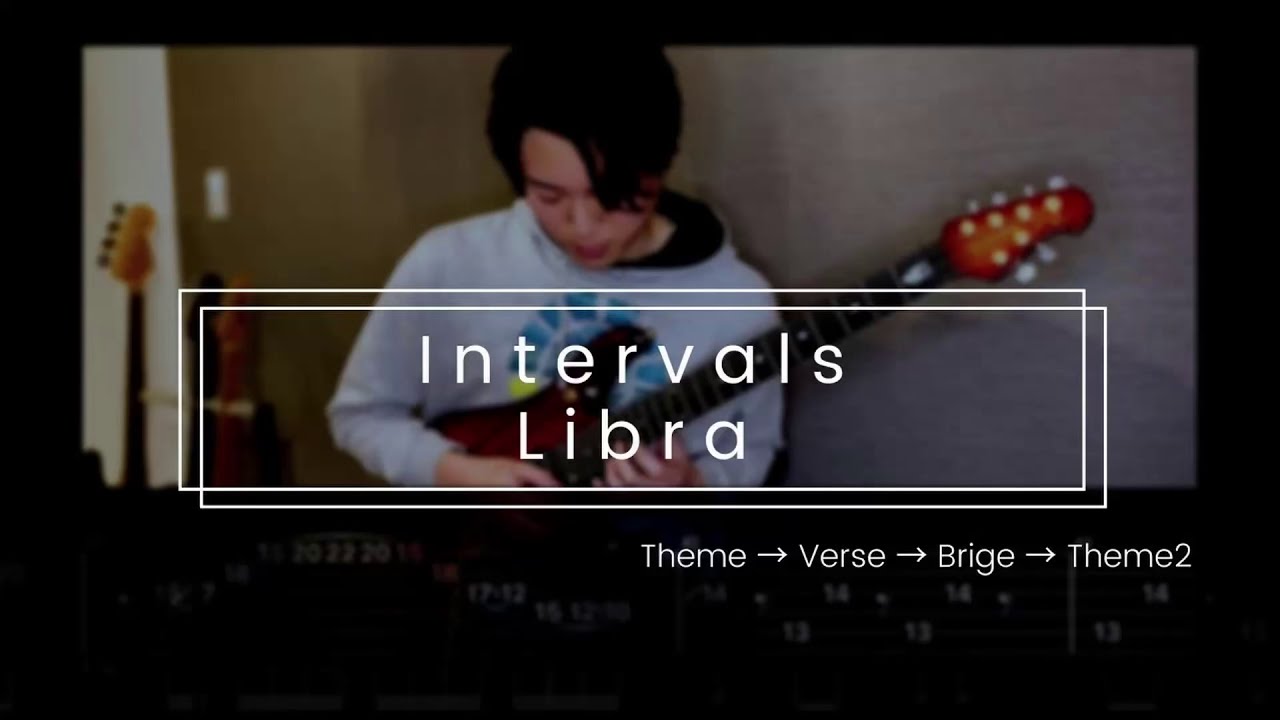 Intervals - Libra Guitar Cover (Tab-Movie) - YouTube