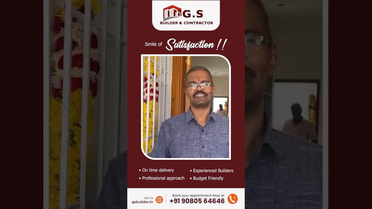 Mr. Ragunathan’s home 🏠 construction with GS Builder and Contractor # ...