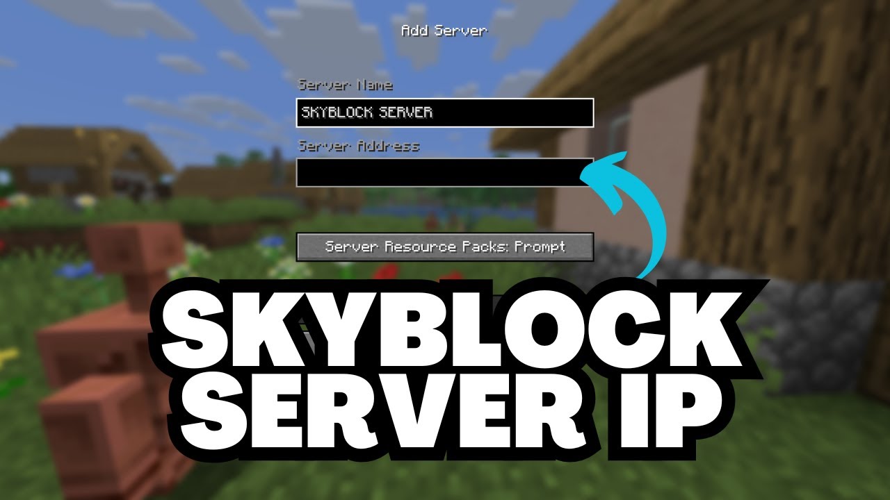 Minecraft Skyblock Server IP Address - YouTube