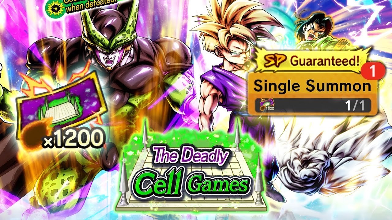 THE DEADLY CELL GAMES SP Guaranteed summon ticket !!! dragon ball ...
