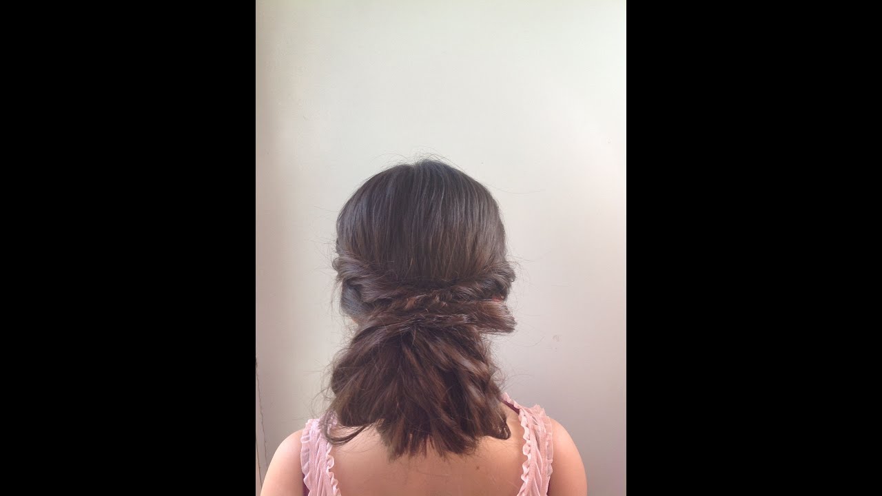Curly Flipped Bun | Rapunzel's Mother Hair-do's and How-to's - YouTube