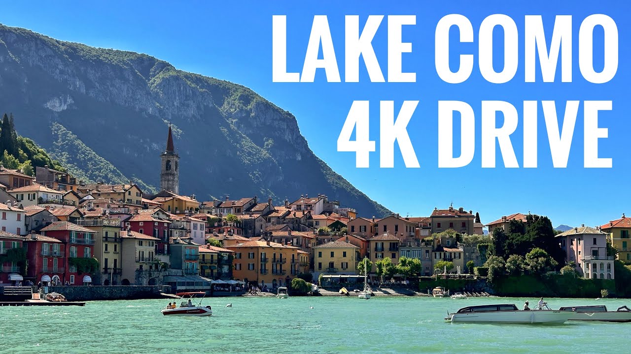 4K Lake Como Drive | Italian Summer Road Trip - YouTube