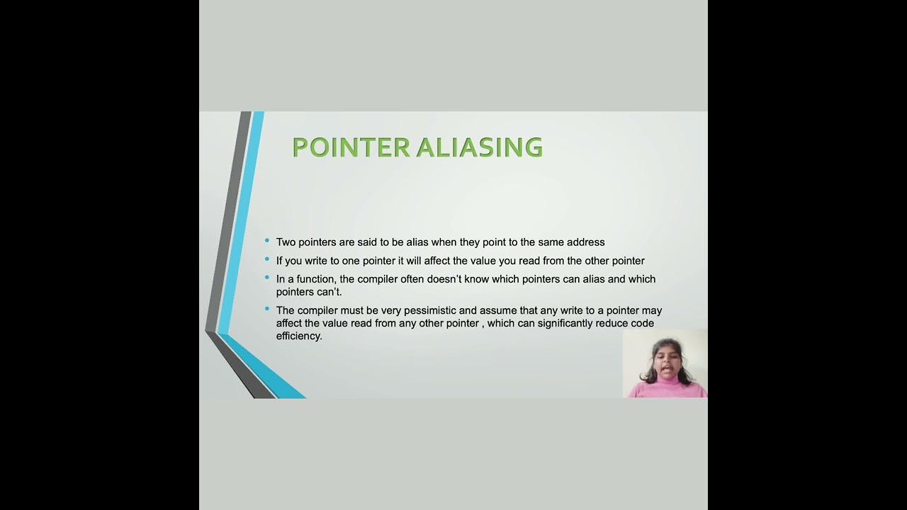 Pointer Aliasing In Microcontroller And Embedded System Youtube