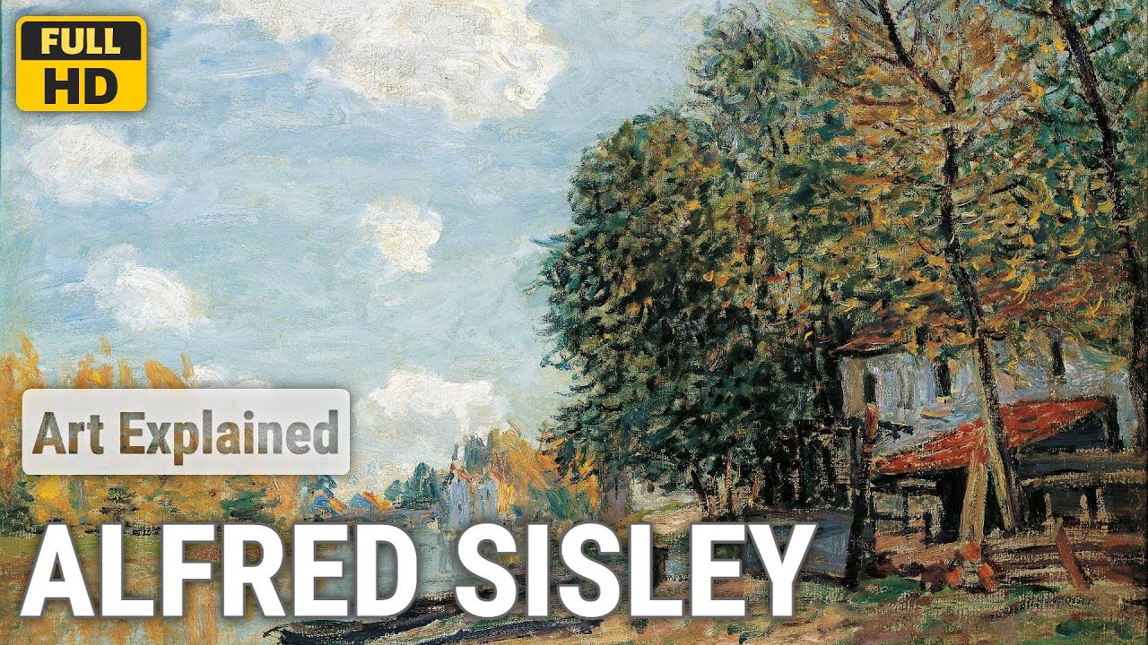 Alfred Sisley: A collection of 10 oil paintings with title and year ...