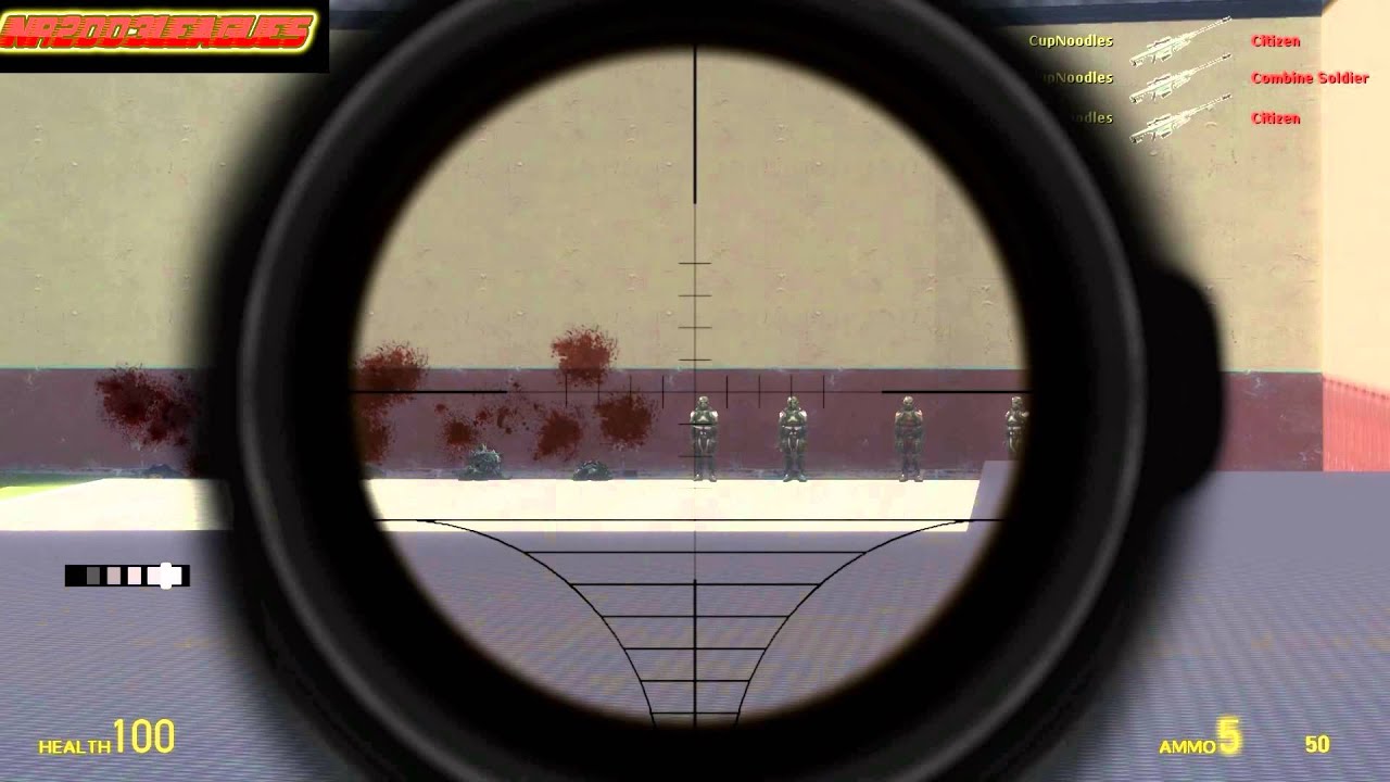 Garry's Mod - M82 Barrett (M9K) - YouTube