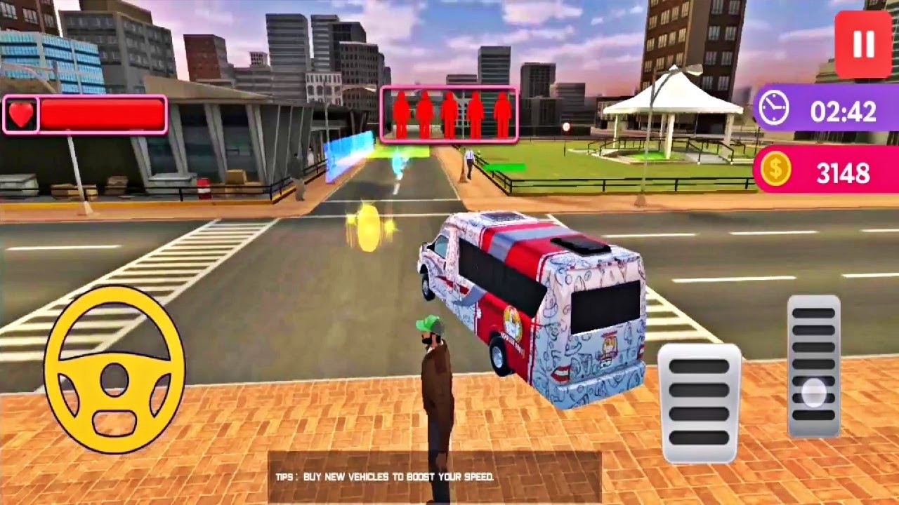 Van Pizza Delivery Boy: Food Games -New Van Driving Food Delivery ...