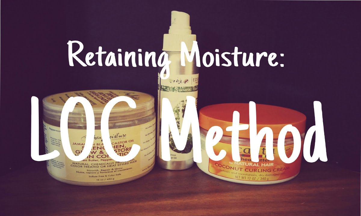 How I Retain Moisture: LOC Method - YouTube