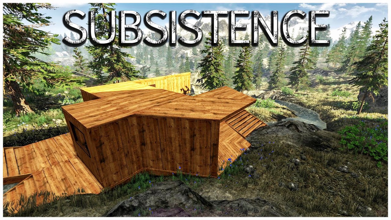 MAKING THINGS FIT IN THIS UNUSUAL BUILD LOCATION | Subsistence Gameplay ...