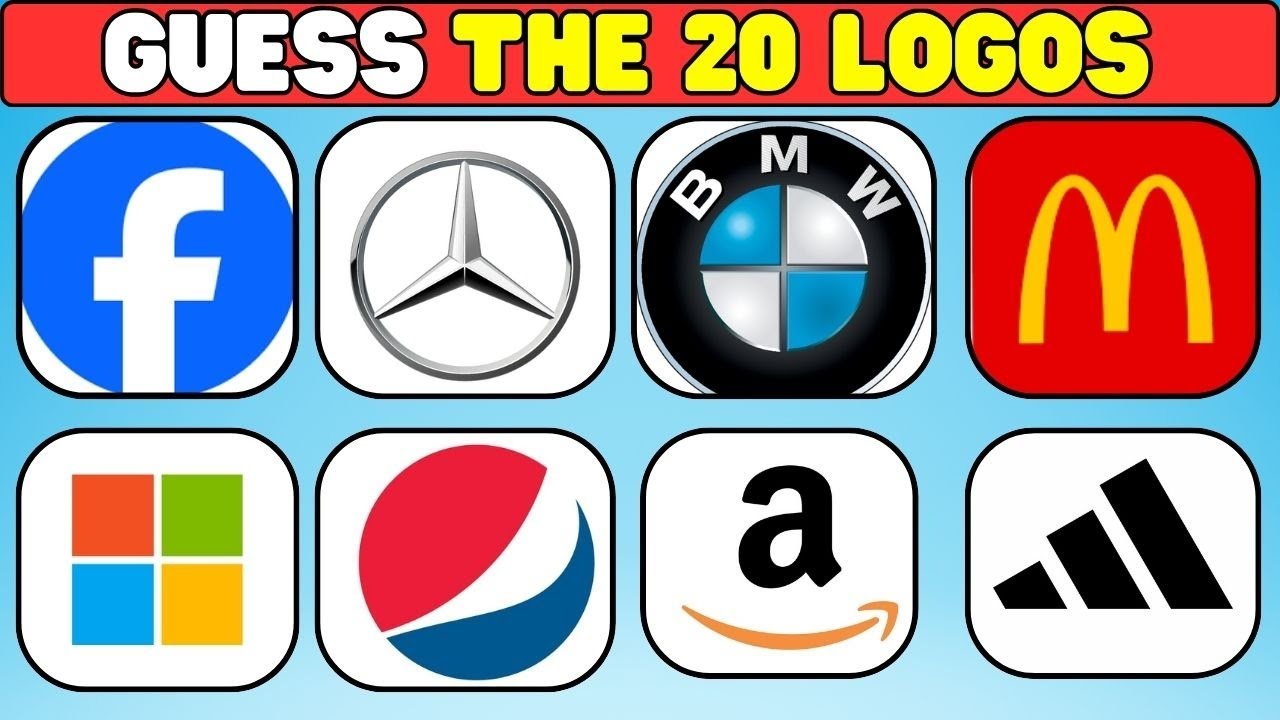 Guess the logo quiz ( 20 logo & 5 seconds to answer) - YouTube