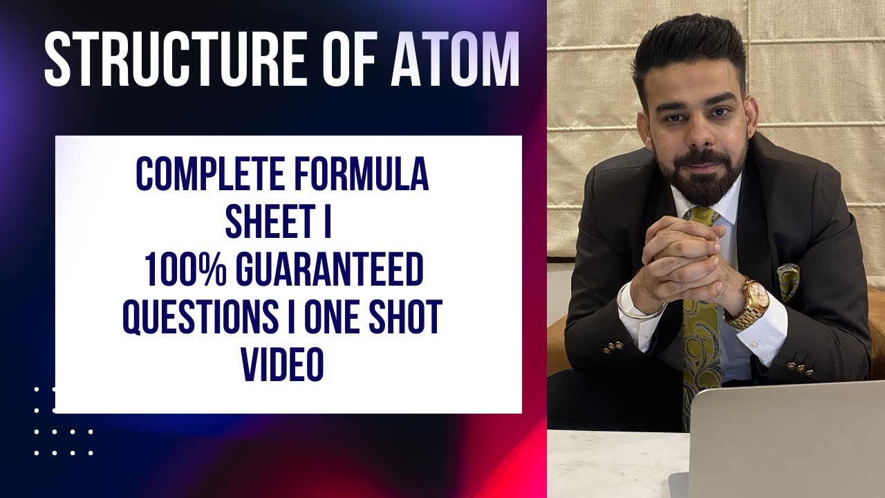 COMPLETE FORMULA SHEET OF STRUCTURE OF ATOMW I TRICKS TO SOLVE THE ...