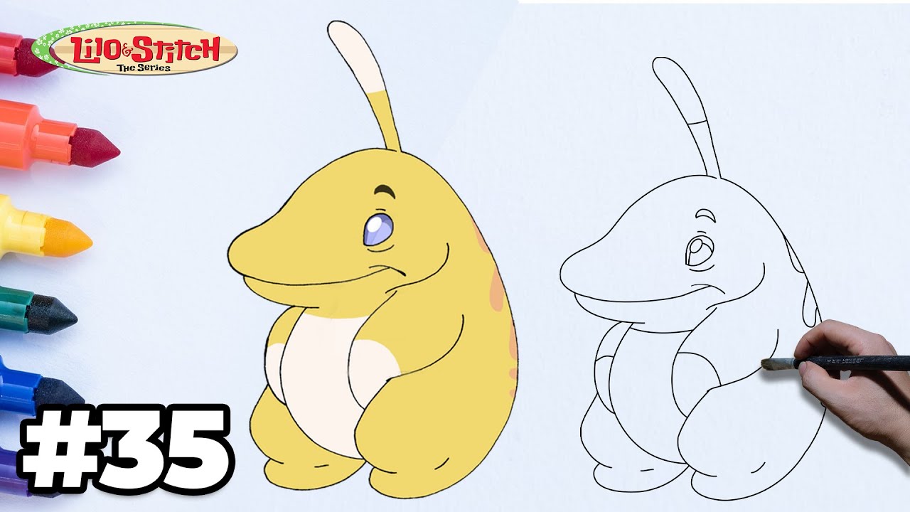 How To Draw Pawn | Lilo & Stitch - YouTube