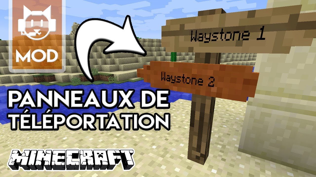 DES PANNEAUX STYLÉS POUR SE TÉLÉPORTER ! | Minecraft Mod : Signpost (1.12) - YouTube