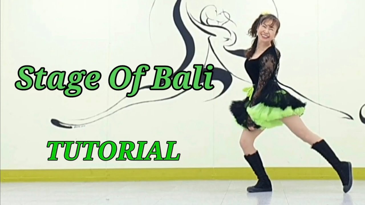 Stage Of Bali Line dance tutorial 설명영상 완전 신나는 스윙댄스 - YouTube