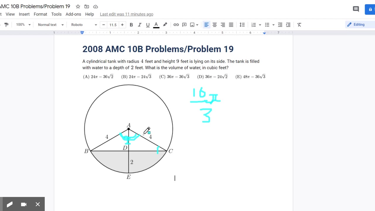 2008 AMC 10B Problems/Problem 19 - YouTube