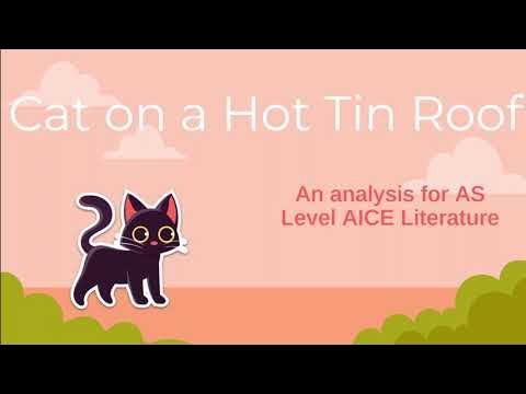 Cat on a Hot Tin Roof - AICE Literature AS Level (Summary of analysis ...