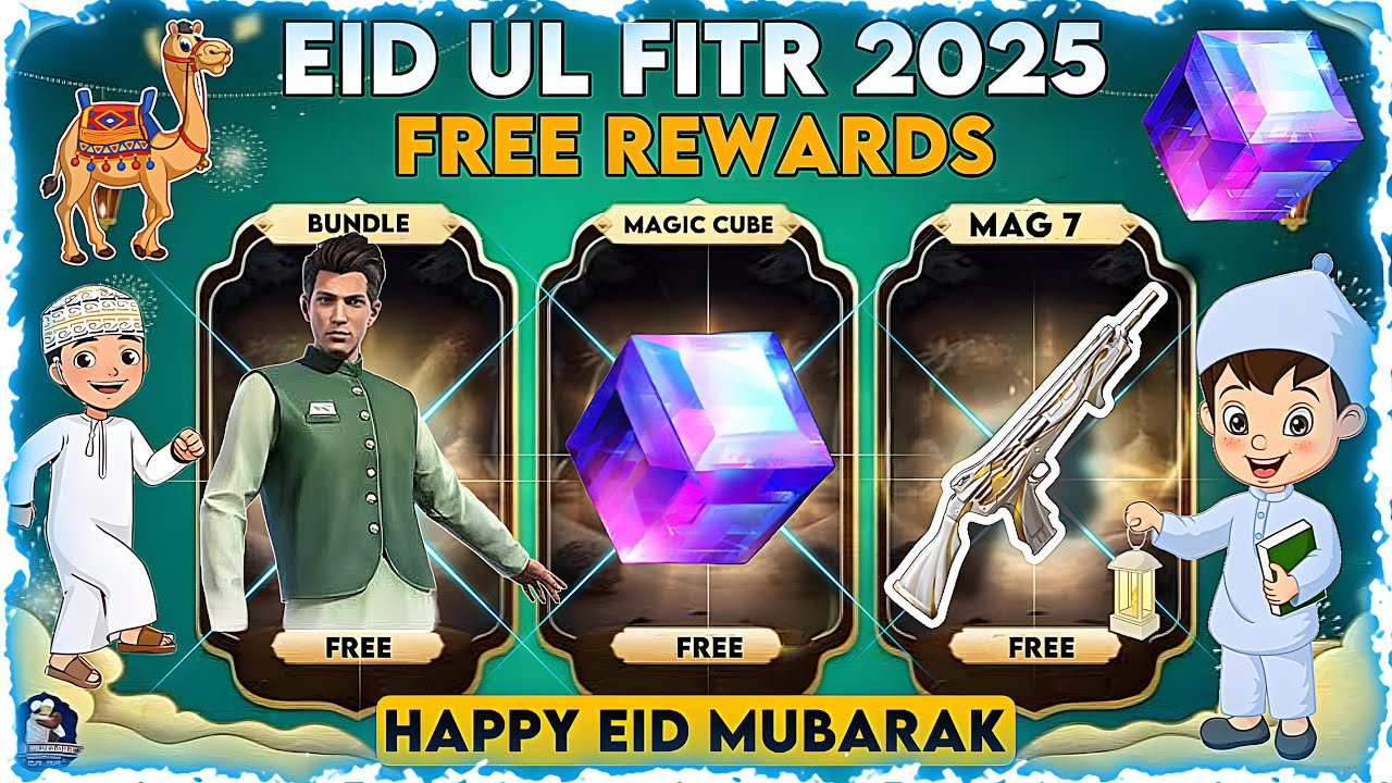 FREE FIRE EID FREE REWARDS | EID UL FITR 2025 FREE REWARDS | RAMADAN ...