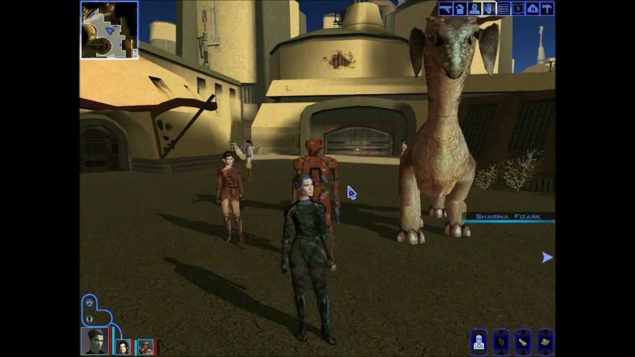 Let's Play KotOR: Part 43 - Swoop Racing and Side Quests - YouTube