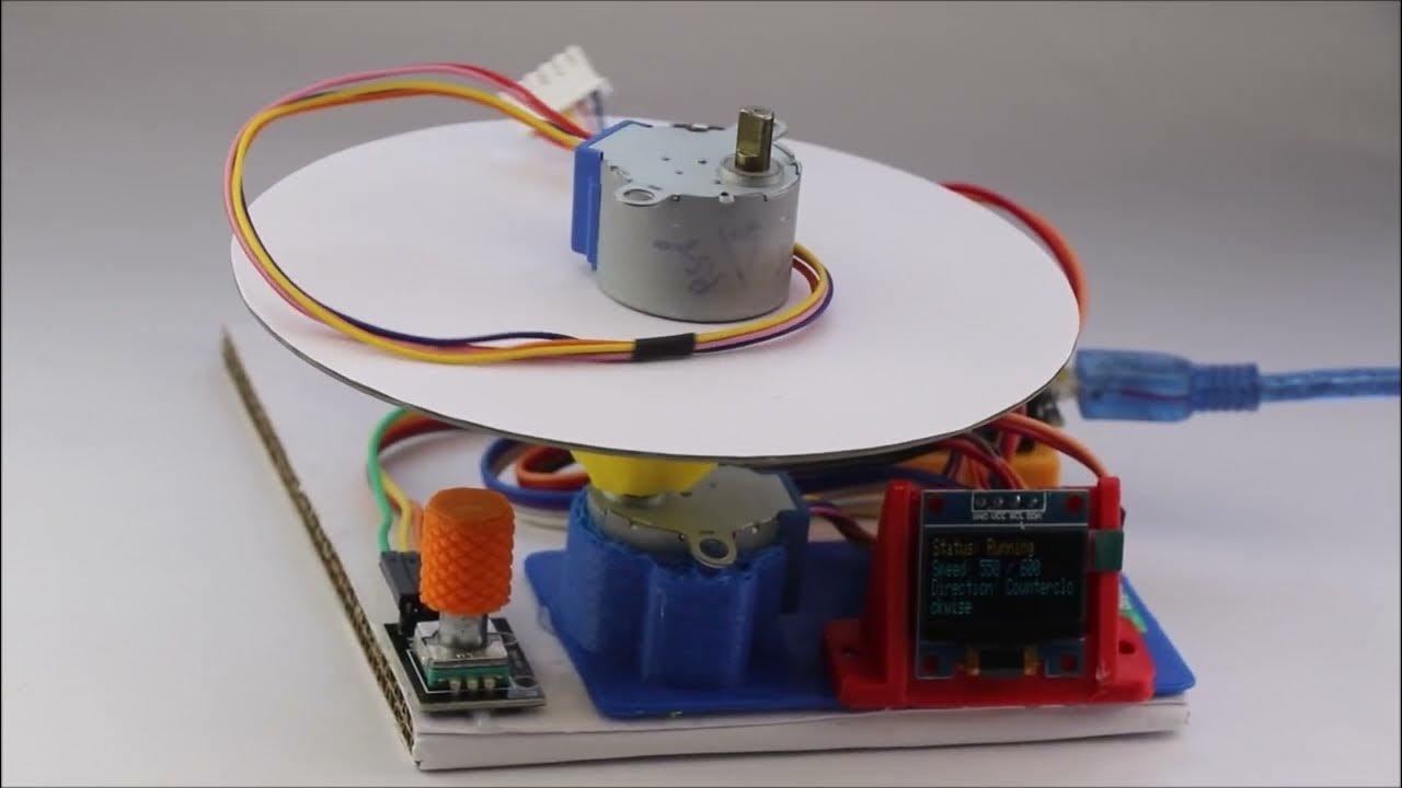 Arduino and 3D Printed Rotating Display Stand for 360 Degree Videography and Photography - YouTube