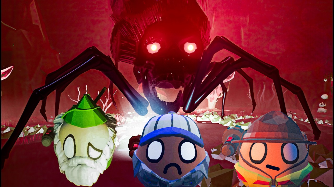 We Are Panicking in the Woods With A GIANT EVIL CREATURE Chasing Us ...