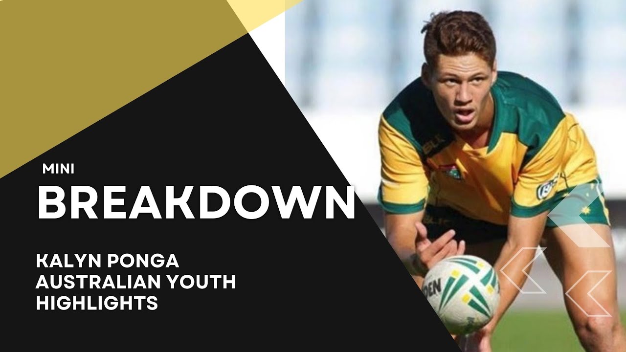 Touch Football MINI BREAKDOWN: Kalyn Ponga Australian Youth Highlights ...