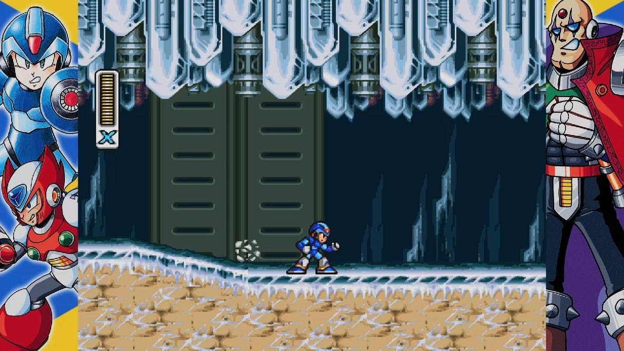 Rockman X intro & Icy Penguigo (Chill Penguin) stages - YouTube