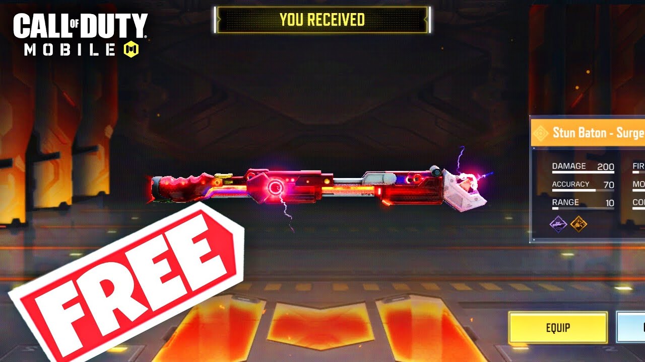 HOW TO GET FREE LEGENDARY STUN BATON – SURGE BATON FOR 24 HOURS IN COD ...