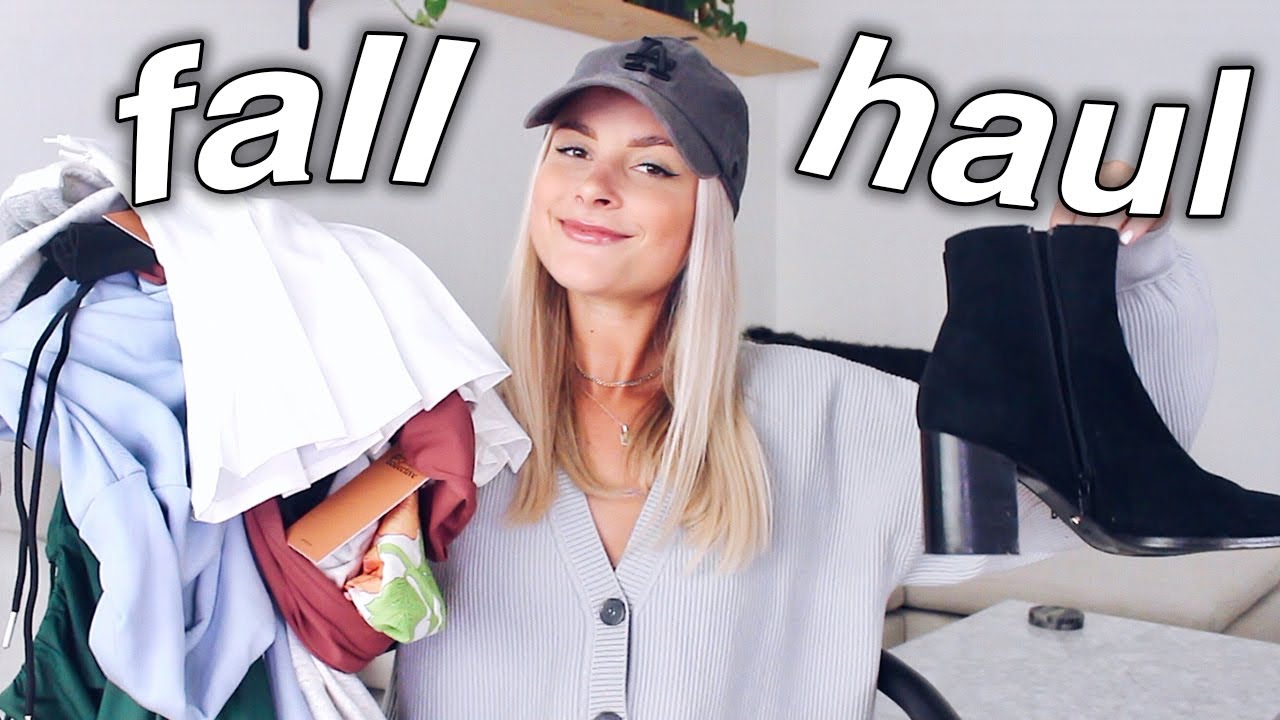 FALL TRY-ON CLOTHING HAUL!! - YouTube