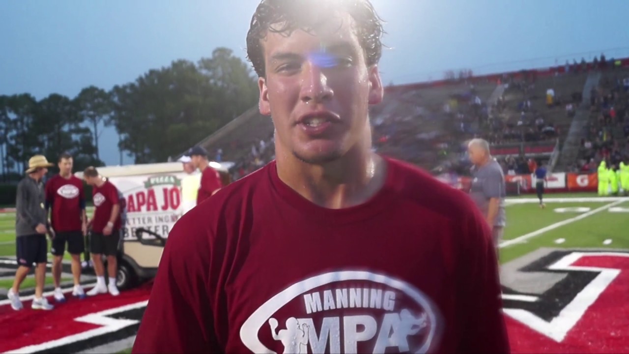 Chase Fourcade: Manning Passing Academy - YouTube