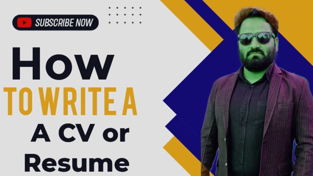 How to Write Resume or CV| 1st Year English|#nbf #fbise - YouTube