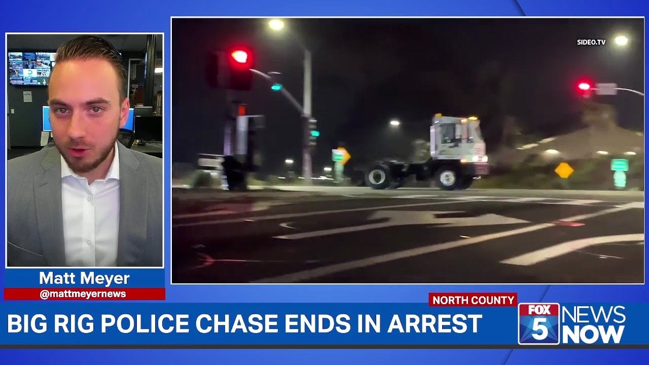 Police Chase Big Rig Through Three San Diego Cities | FOX 5 News Now ...