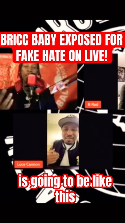 Bricc Baby Exposed By Luce Cannon On Live! “He’s a Nice Guy” - YouTube