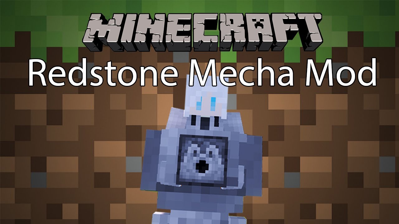 Minecraft Mod รีวิว - Mod เครื่องจักรเรดสโตน | Redstone Mecha Mod [1.14 ...