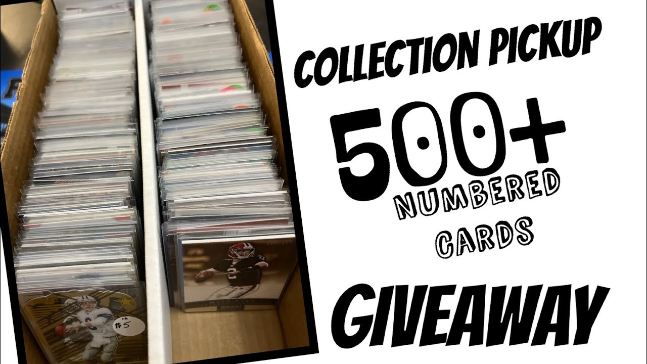 Episode 219: Collection Pickup - 500+ Football Numbered Cards ...