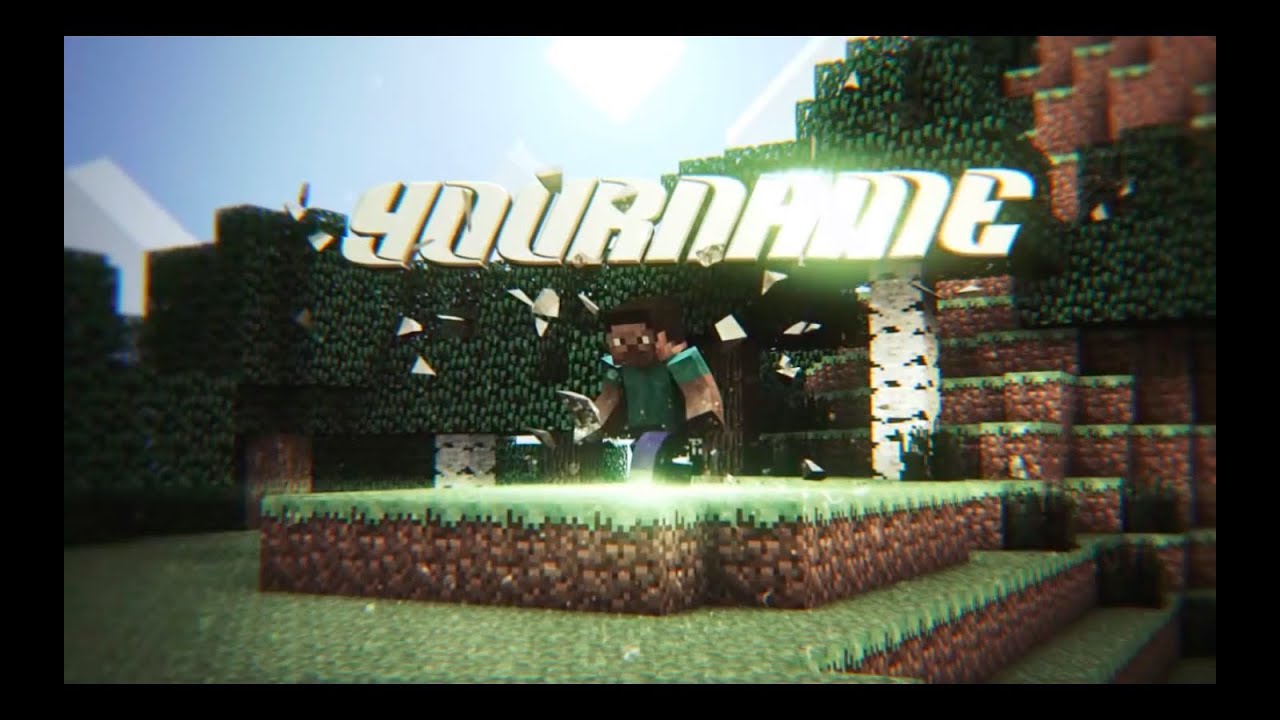 Top 5 Best Minecraft Intro Templates Youtube