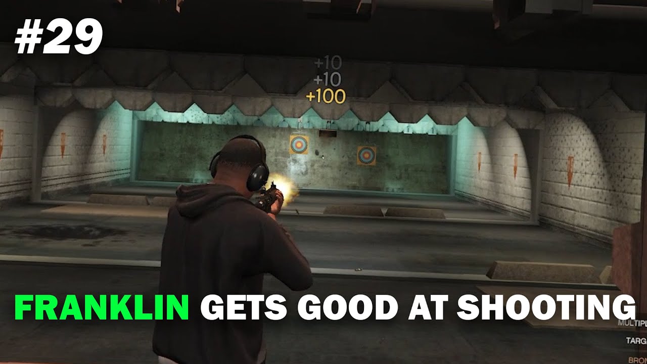 Franklin Gets Good At Shooting 🔫💪 | GTA 5 - Story Mode | Racoonz Gaming ...