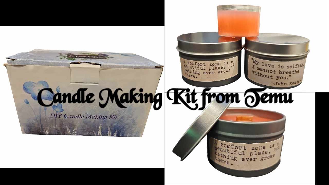 Lets Make Some DIY Handmade Candles, Candle Kit From Temu - YouTube