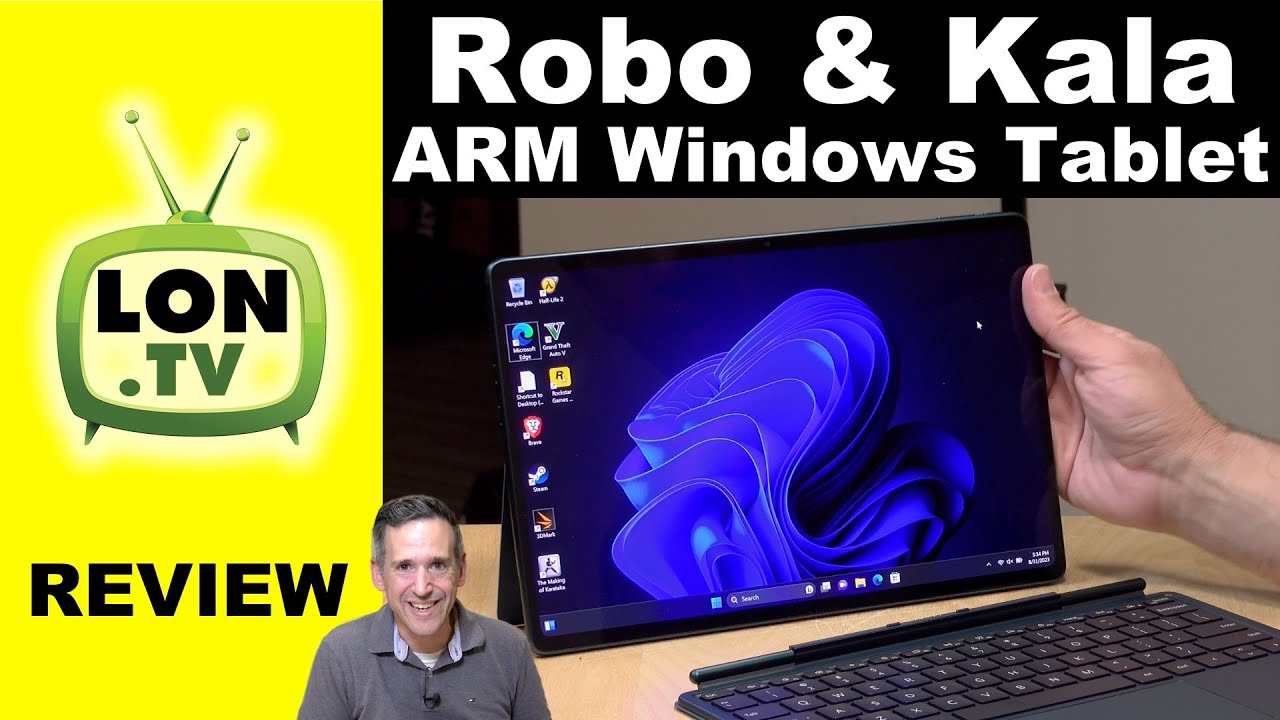 A New Windows Tablet Running ARM - Robo & Kala OLED Review - YouTube