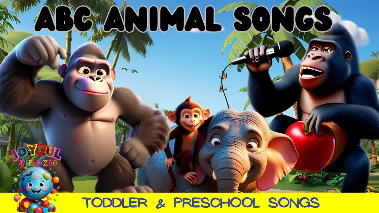 ABC Monkey Songs for Kids | Toddler & Preschooler's | Learn & Sing ...