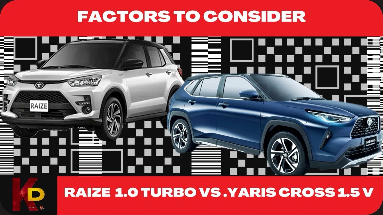Raize 1.0 Turbo vs Yaris Cross 1.5 V | What to Buy? - YouTube