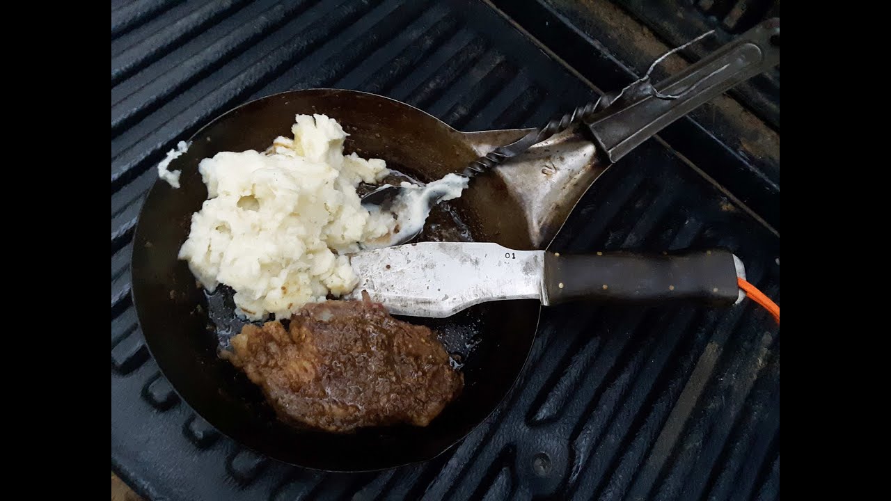 Mastering the Campfire Skillet: Butter-Seared Steak - YouTube