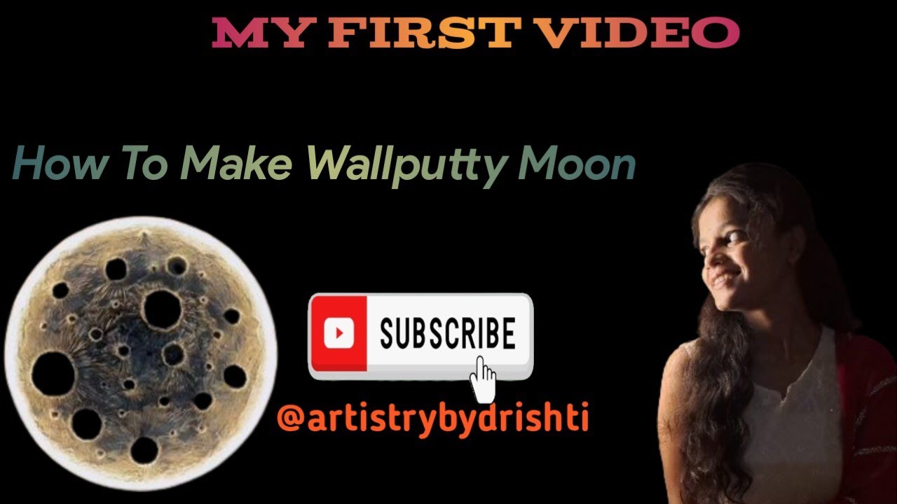 Making Moon | Diy Moon 3D Wall Art | Making Your Own Moon Is Very Easy ...