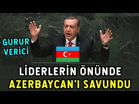 Erdoğan Liderlerin Önünde Azerbaycan'ı Savundu