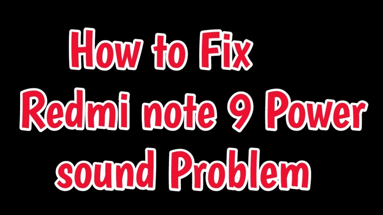 Redmi 9 Power Sound Problem | Redmi 9 Speaker Probelm | Redmi 9 Power ...