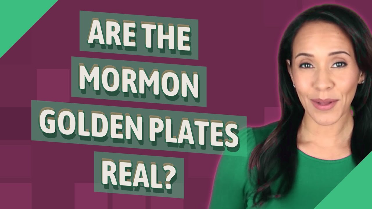 Are the Mormon golden plates real? - YouTube