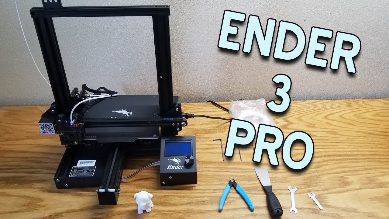Creality Ender 3 Pro! | Unboxing, Building, First Print and Initial ...