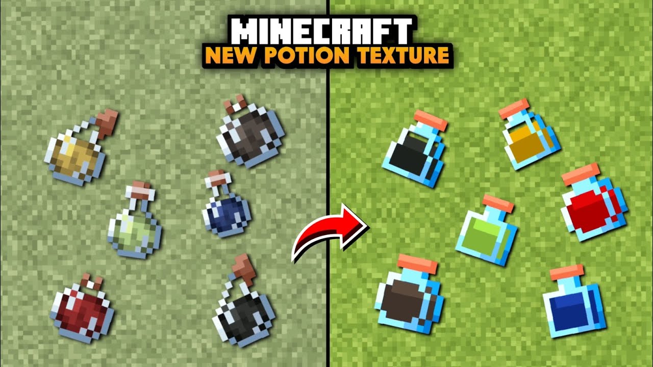 Minecraft Better Potion Texture pack 🔥 - YouTube