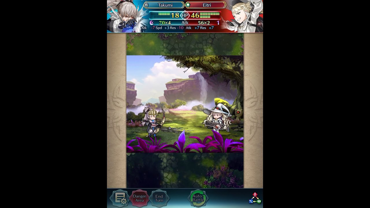 Fire Emblem Heroes GHB Resplendent Takumi vs Eitri & Thórr ( solo ...