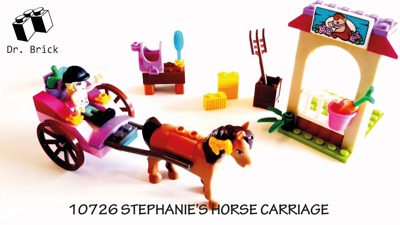 LEGO JUNIORS / 10726 STEPHANIE'S HORSE CARRIAGE / STOP MOTION SPEED ...