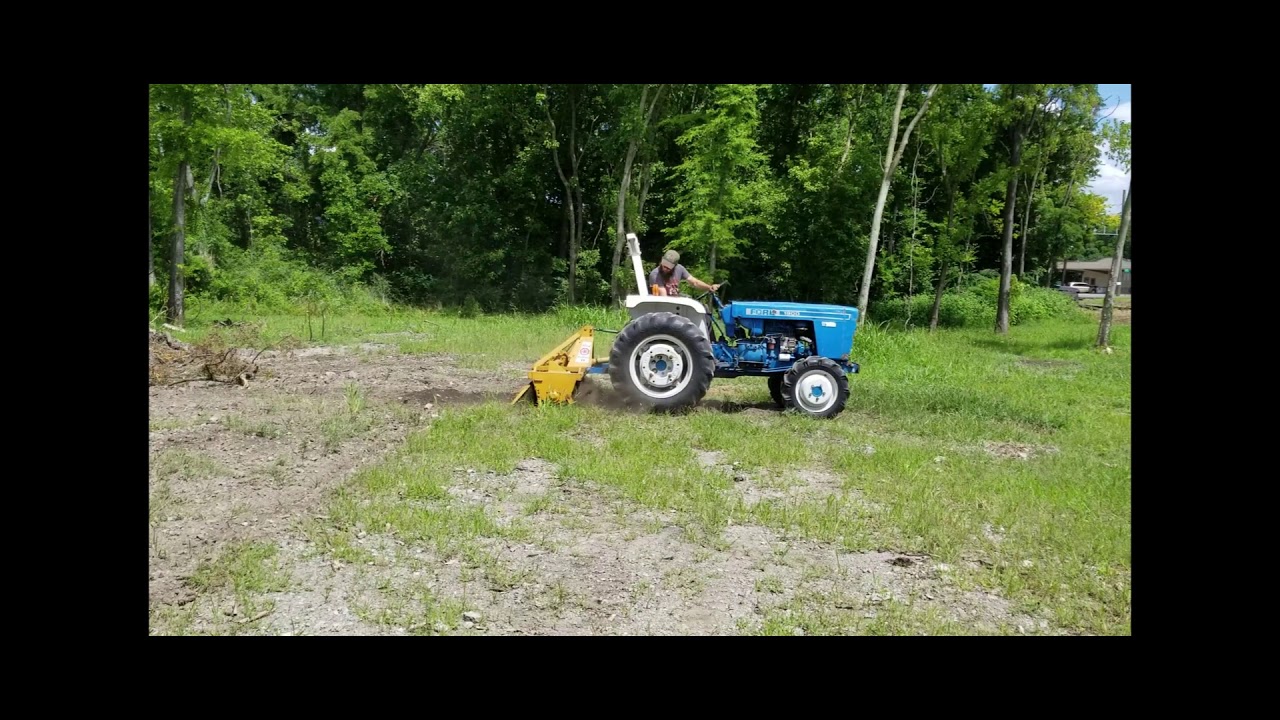King Kutter II 4 foot Rotary Tiller - YouTube