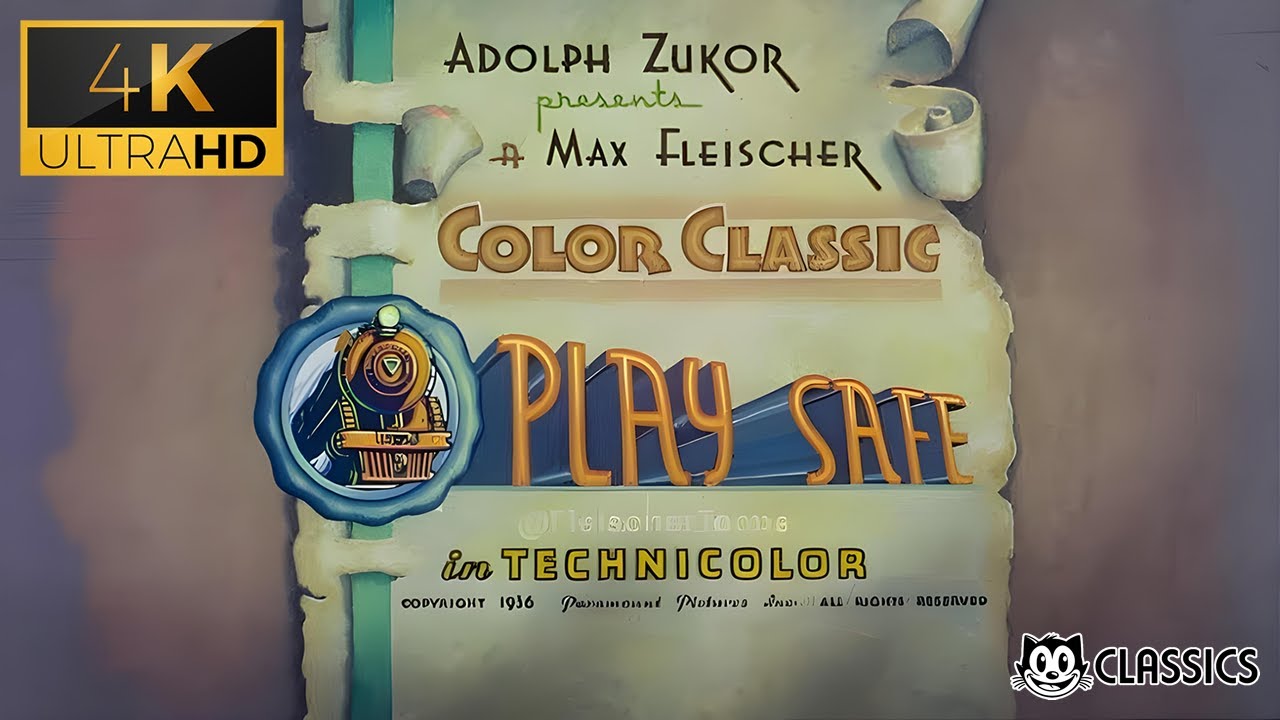 Play Safe (1936) V2 4K Remastered | An Max Fleischer Studios And ...